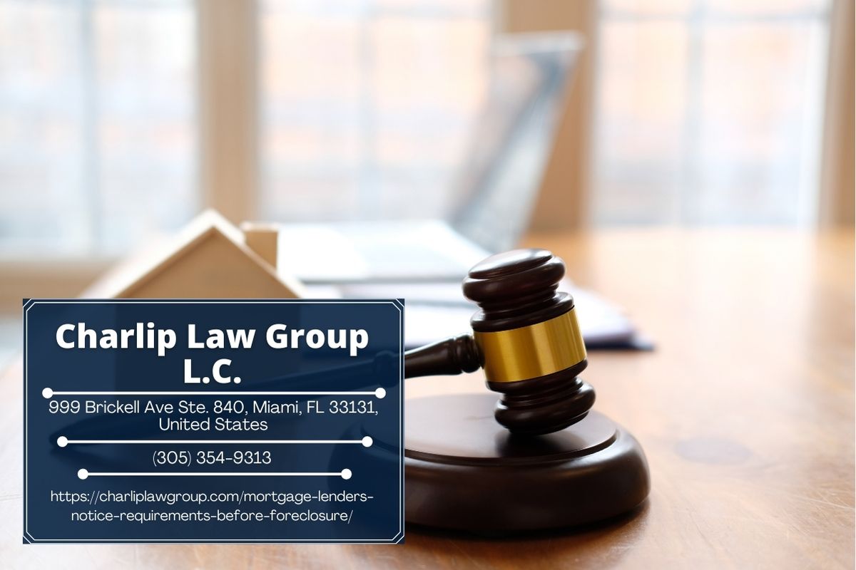 Charlip Law Group L.C.: Mortgage Lenders’ Notice Requirements Before ...